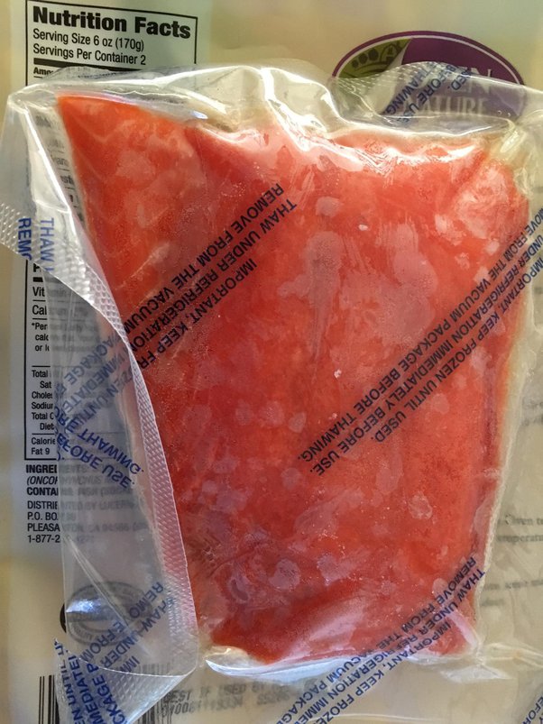 Does vacuum packed frozen fish go bad?