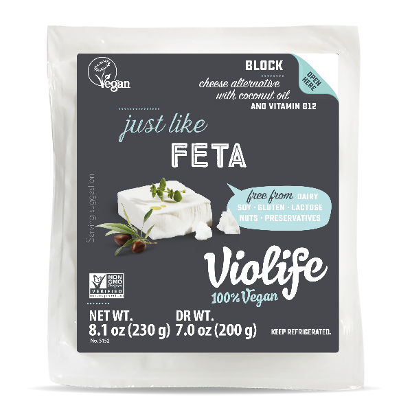 Does vegan feta have lactose?