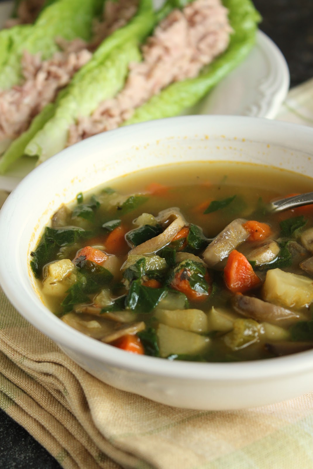 Does vegetable soup contain vitamins?