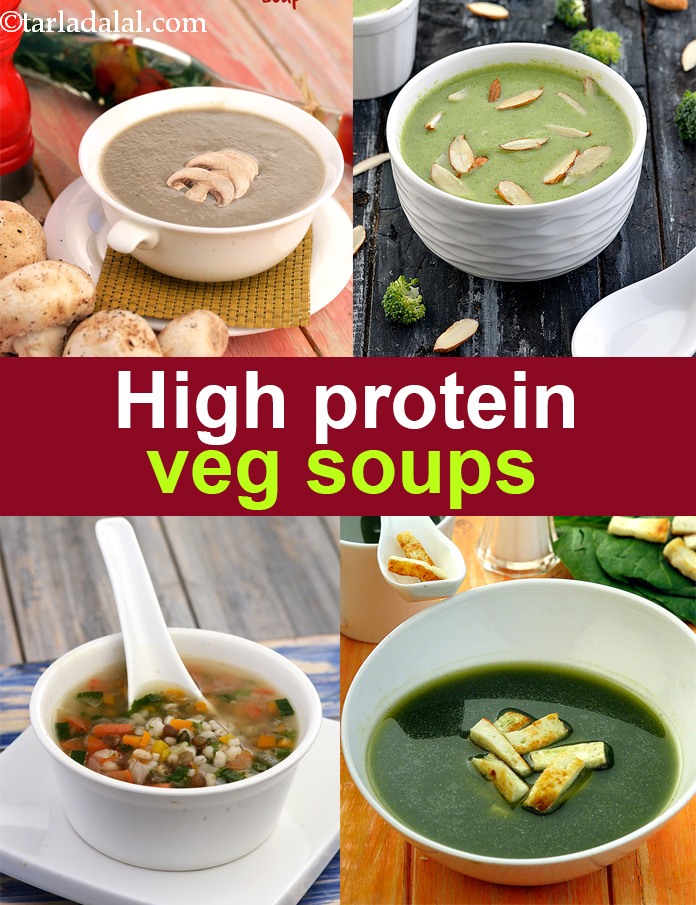 Does vegetable soup have protein?