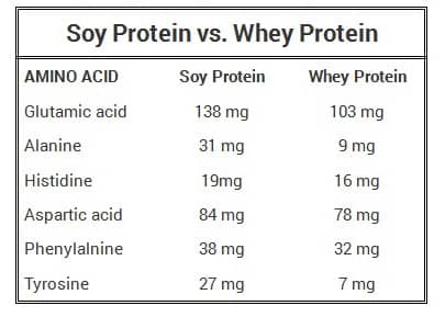 Does whey protein contain soy?