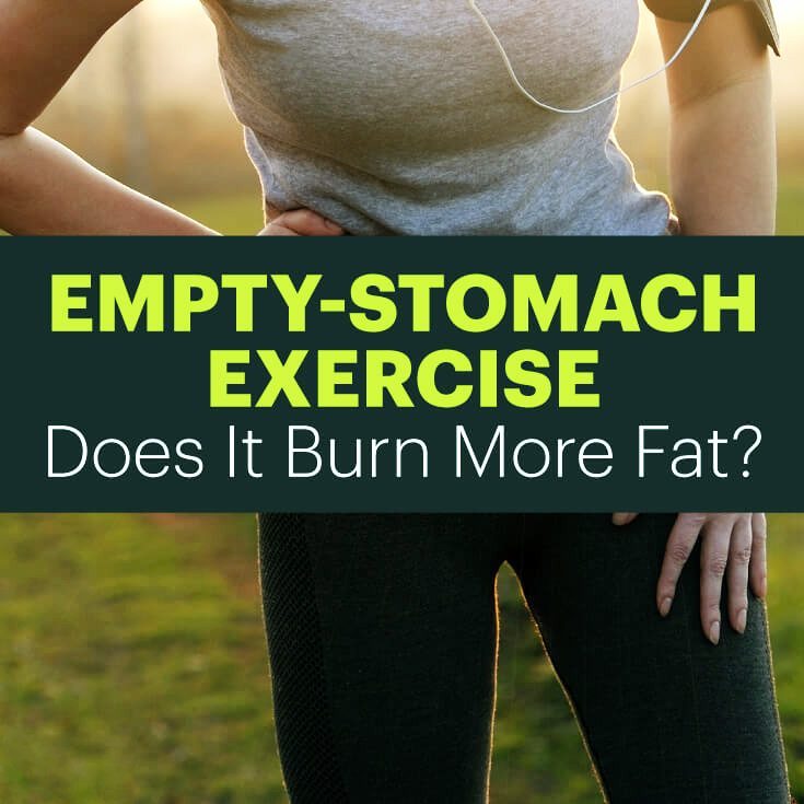 Does working out on an empty stomach burn more fat?