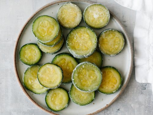 Does zucchini get mushy when frozen?