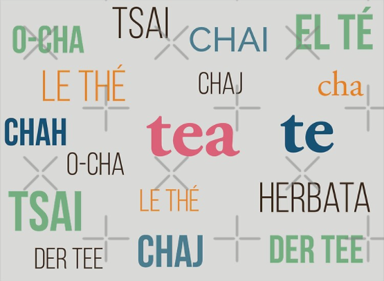 How are there are only two words for the tea?