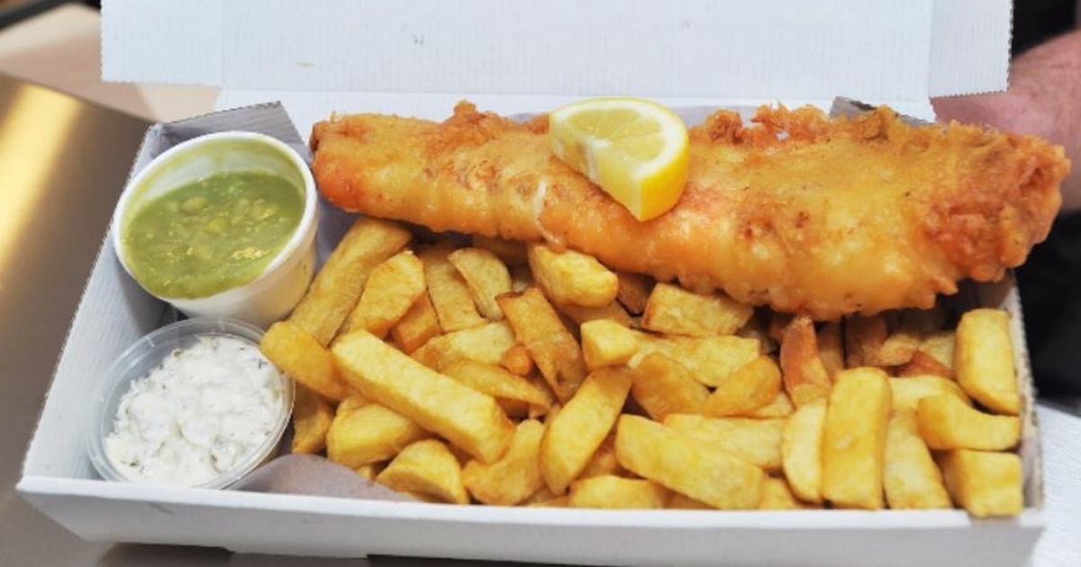 How are you supposed to eat fish and chips?