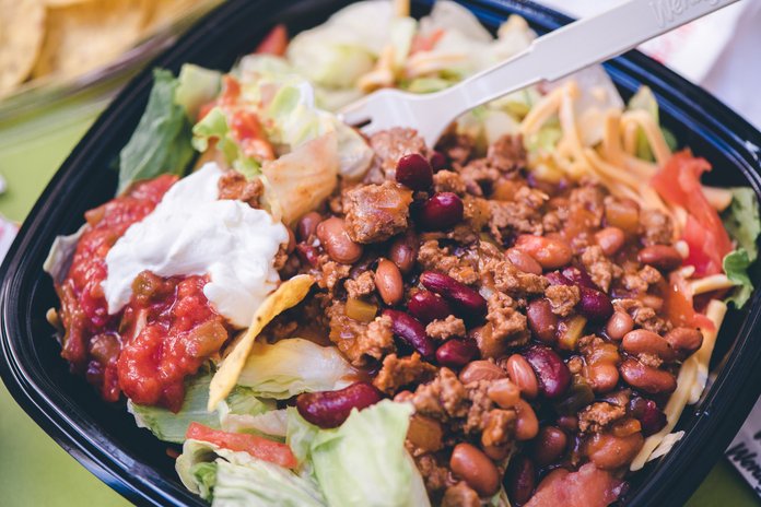 How bad is a taco salad for you?