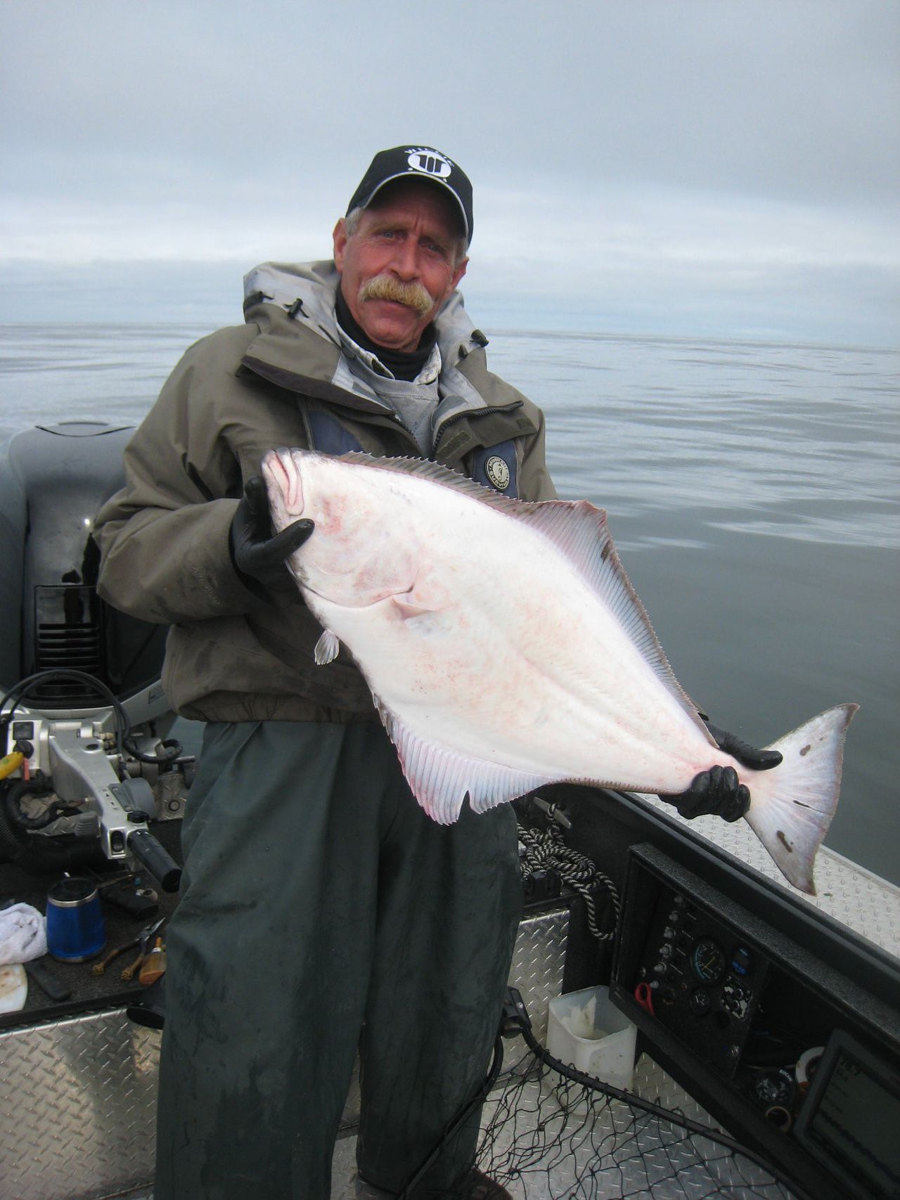 How big are halibut off the Oregon coast?