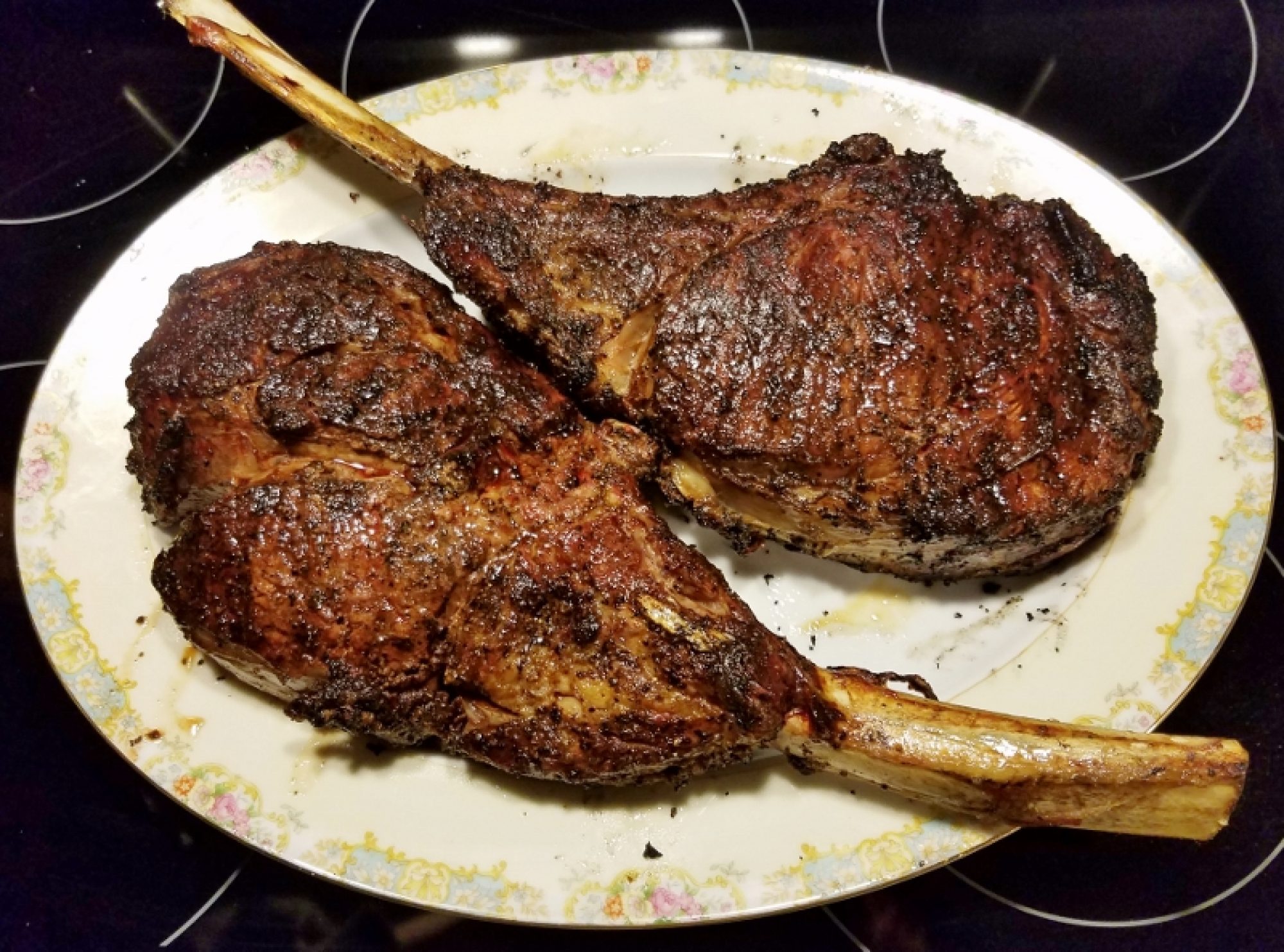 How big is a cowboy ribeye?