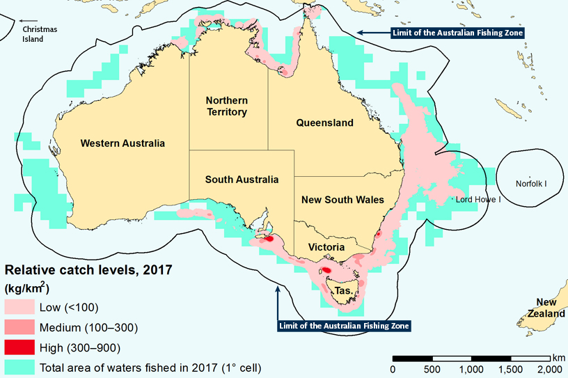 How big is the seafood industry in Australia?