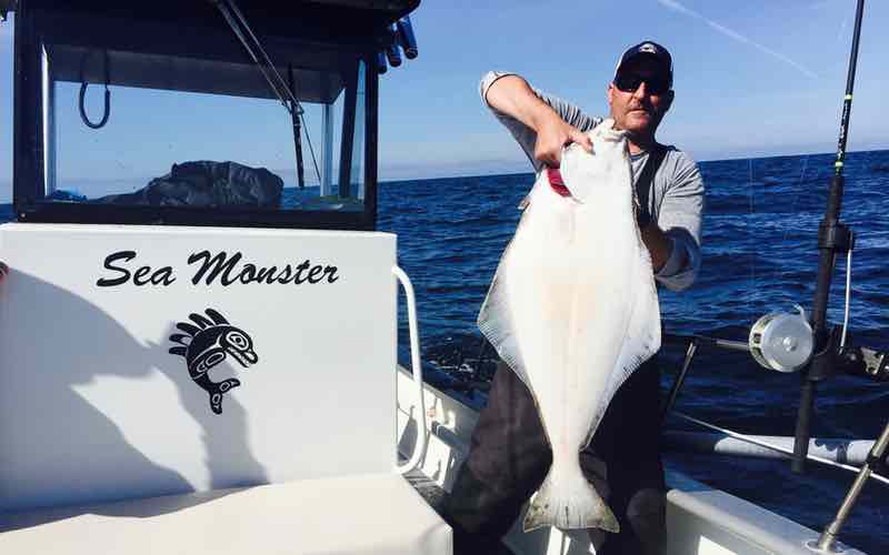 How big of a halibut can you keep in BC?