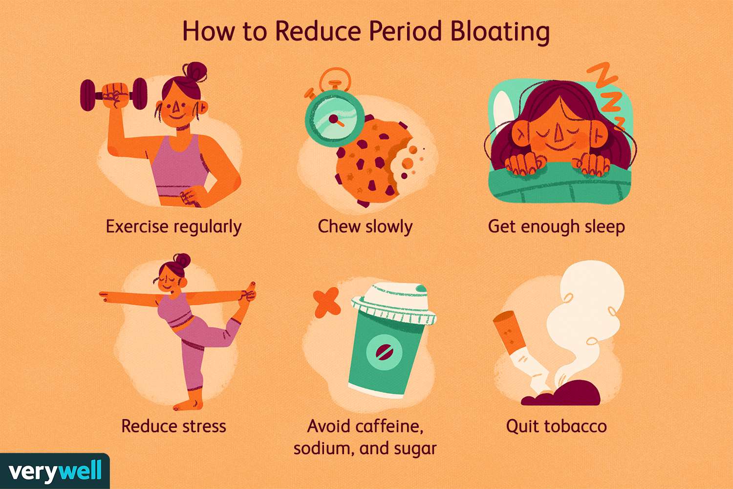 How can a woman stop bloating?