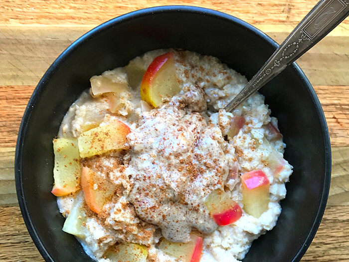 How can I add more fiber to my oatmeal?