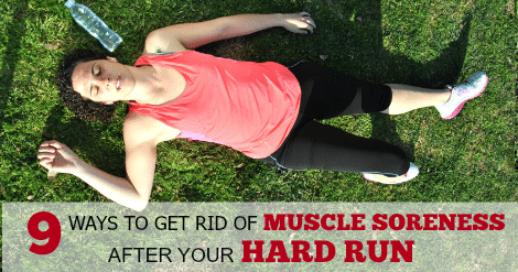 How can I get less sore after a marathon?
