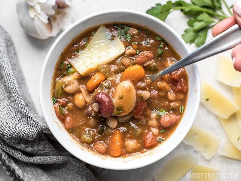 How can I make my bean soup taste better?