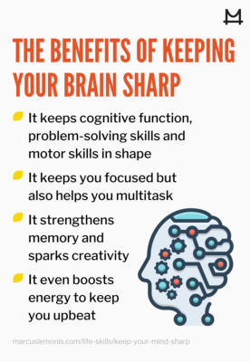 How can I make my brain sharper?