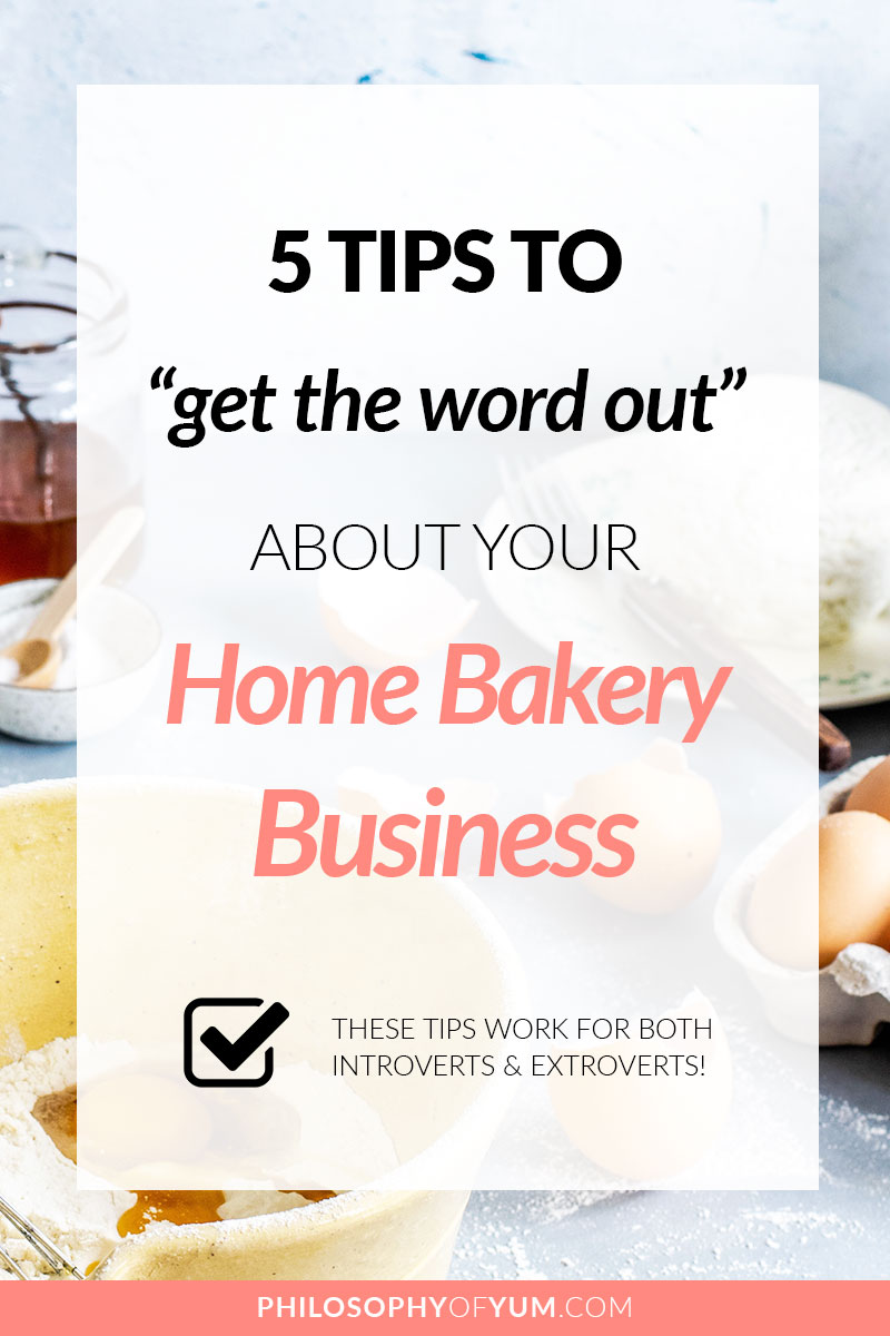 How can I promote myself as a baker?