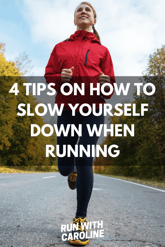 How can I run without slowing down?