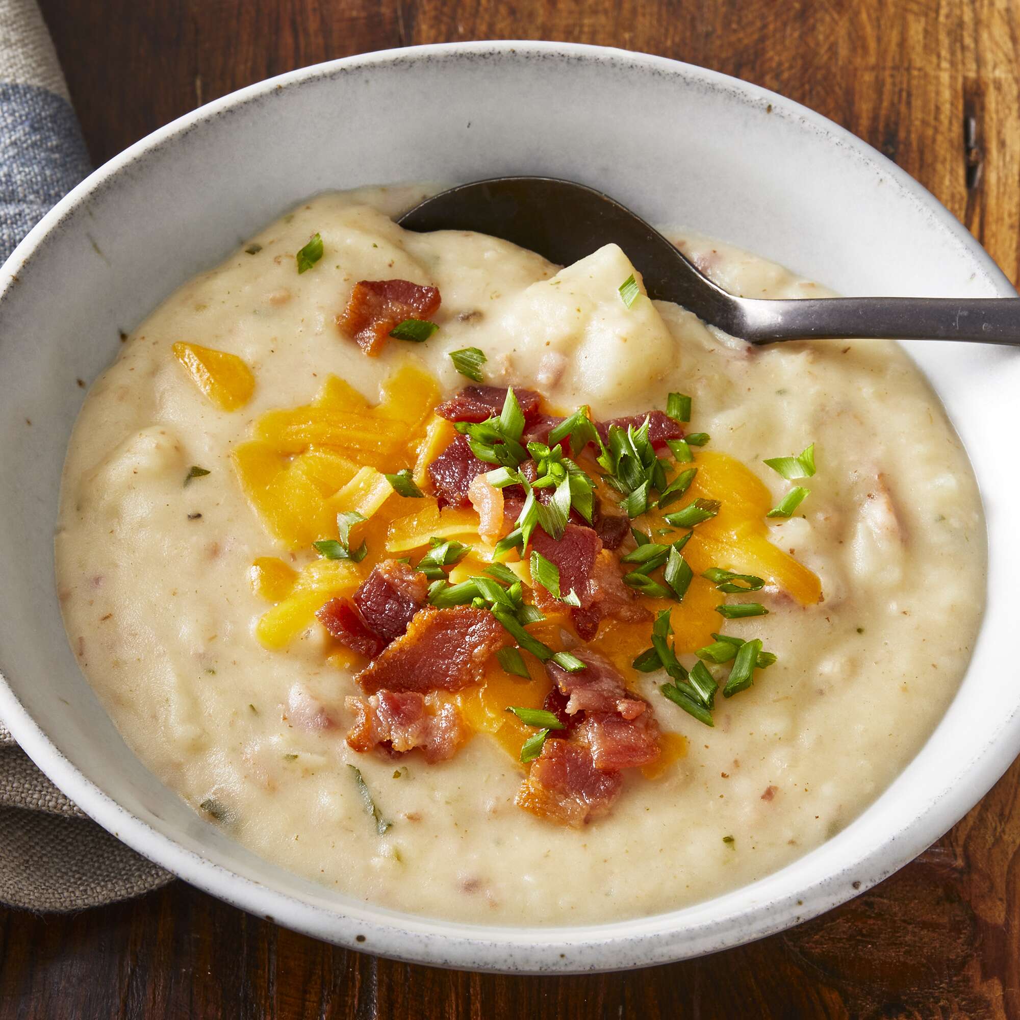 How can I thicken chowder?