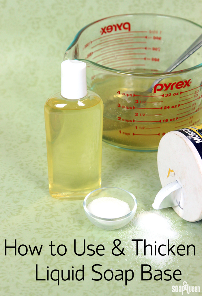 How can I thicken my liquid naturally?