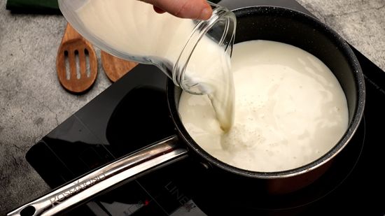 How can I thicken my milk quickly?