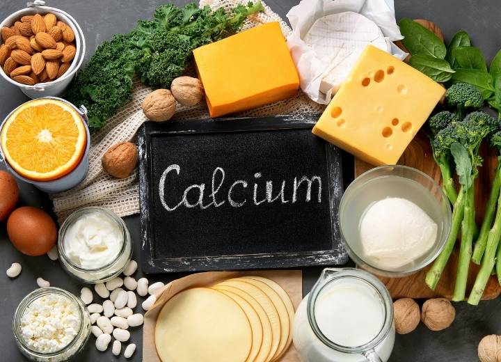 How can vegans be sure to get enough calcium even though they aren't consuming dairy?