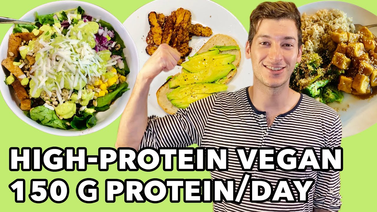 How can vegans get 150 grams of protein a day?