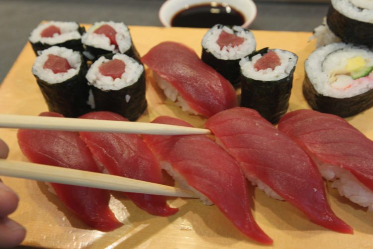 How can we eat raw fish but not meat?