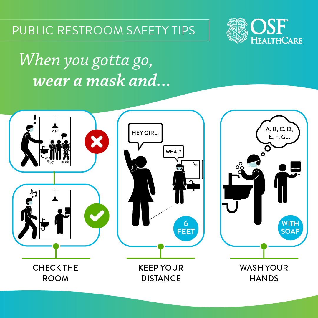 How can we make public washrooms more safe?