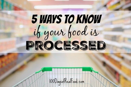 How can you find out if a food is being processed?