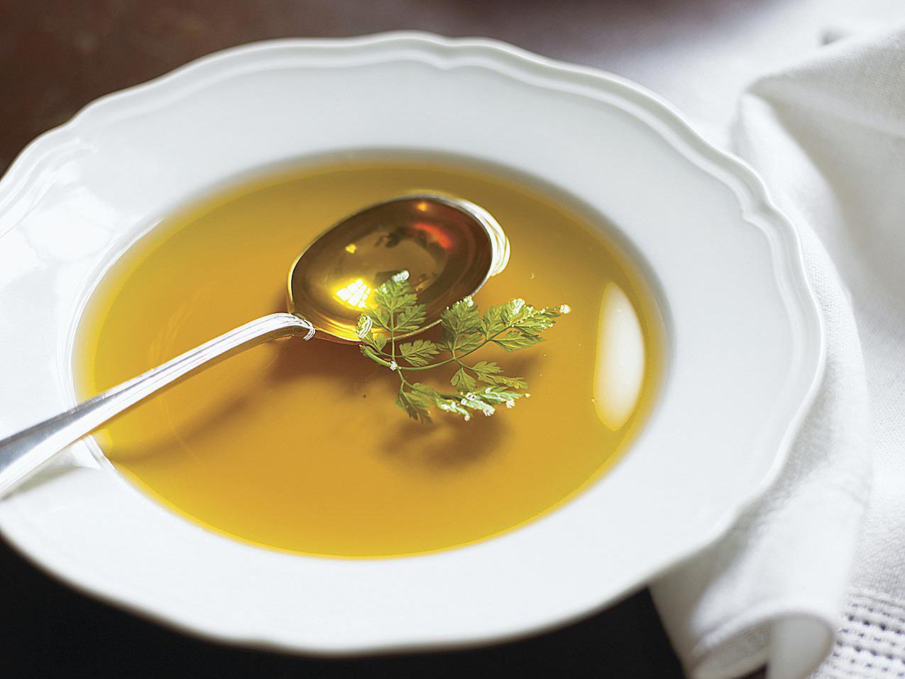 How can you prove the good quality of consommé?