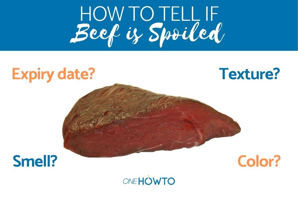 How can you tell if cooked beef is bad?