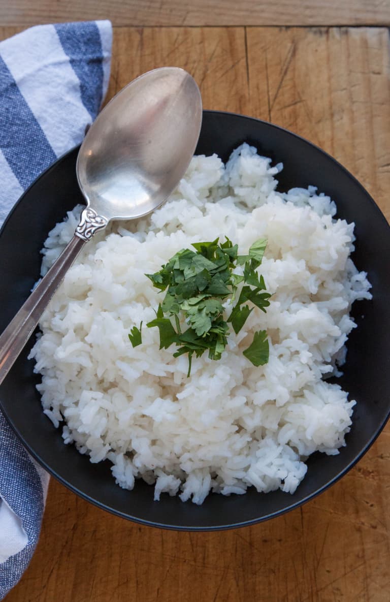 How can you tell if cooked rice is overcooked?