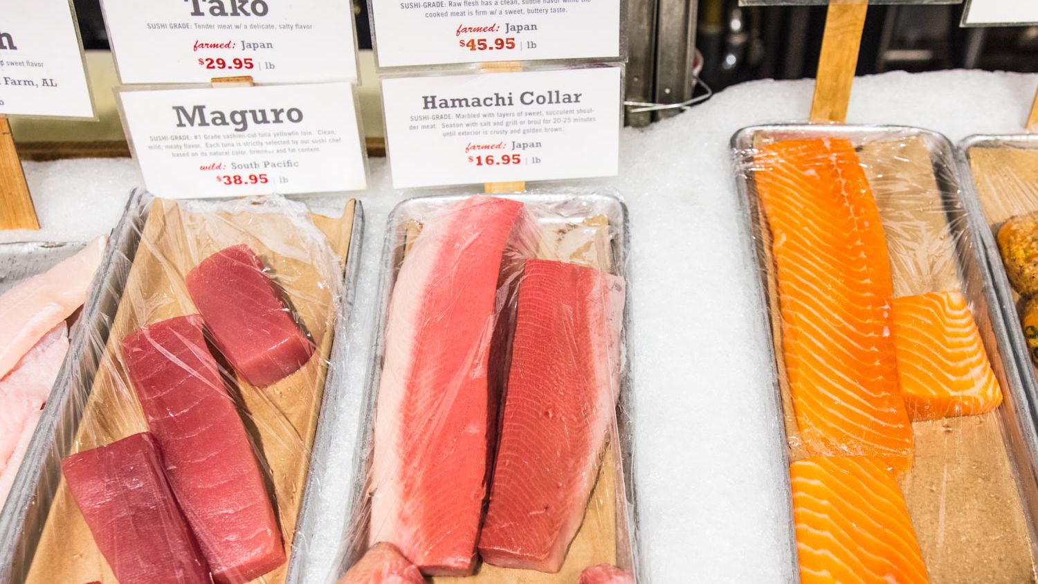 How can you tell if fish is fresh enough for sushi?