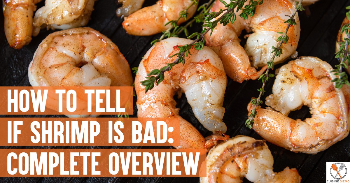 How can you tell if fresh shrimp is bad?