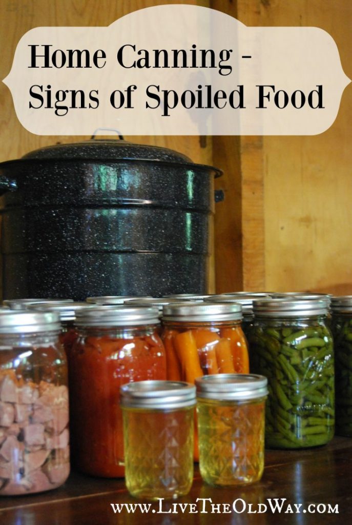 How can you tell if home-canned food has botulism?