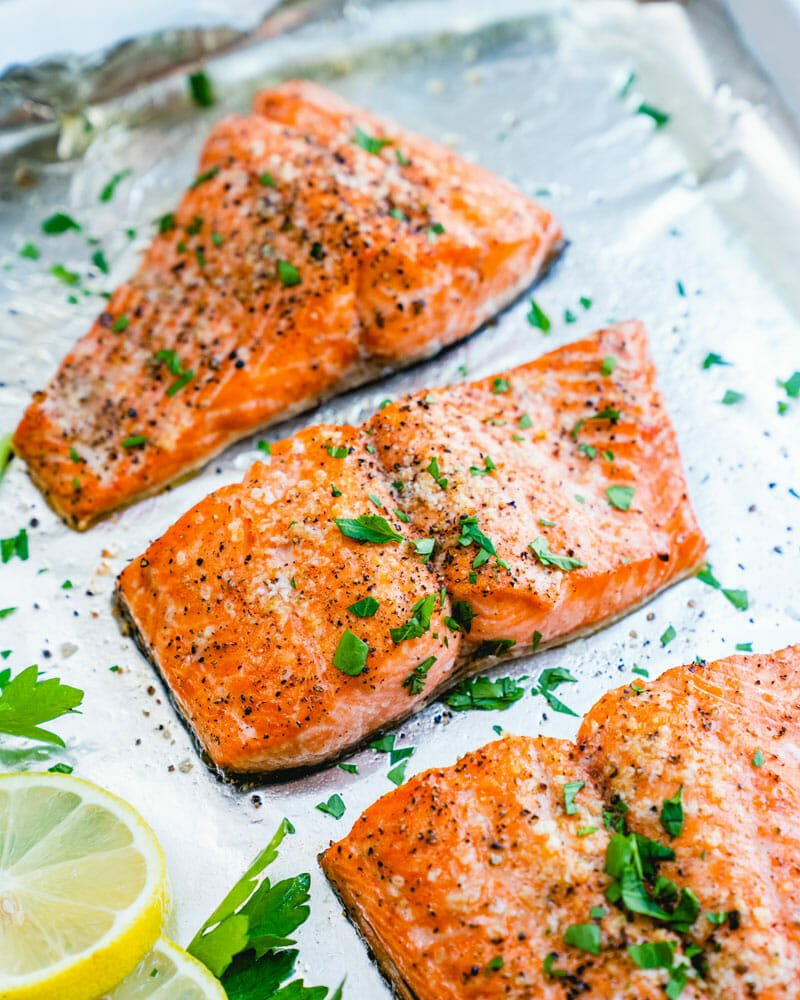 How can you tell if salmon is done without a thermometer?