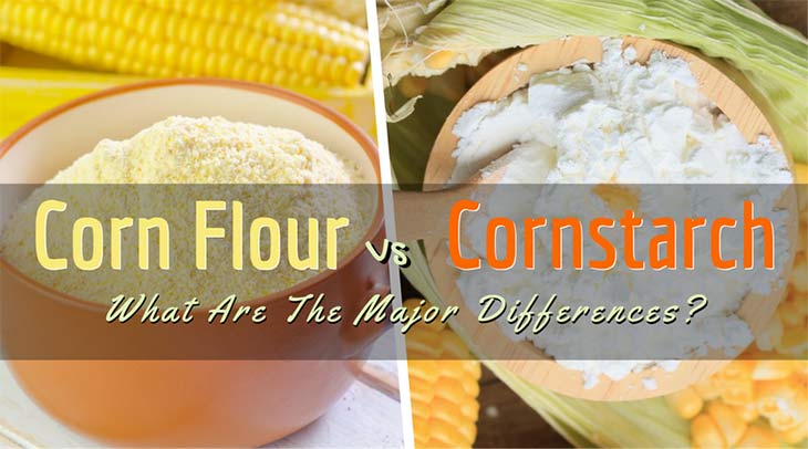 How can you tell the difference between cornstarch and corn flour?