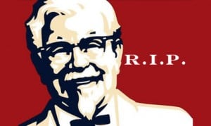 How did Colonel Sanders become a fast food icon?