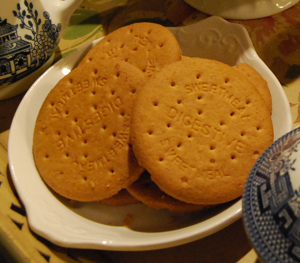 How did digestive biscuits get the name?