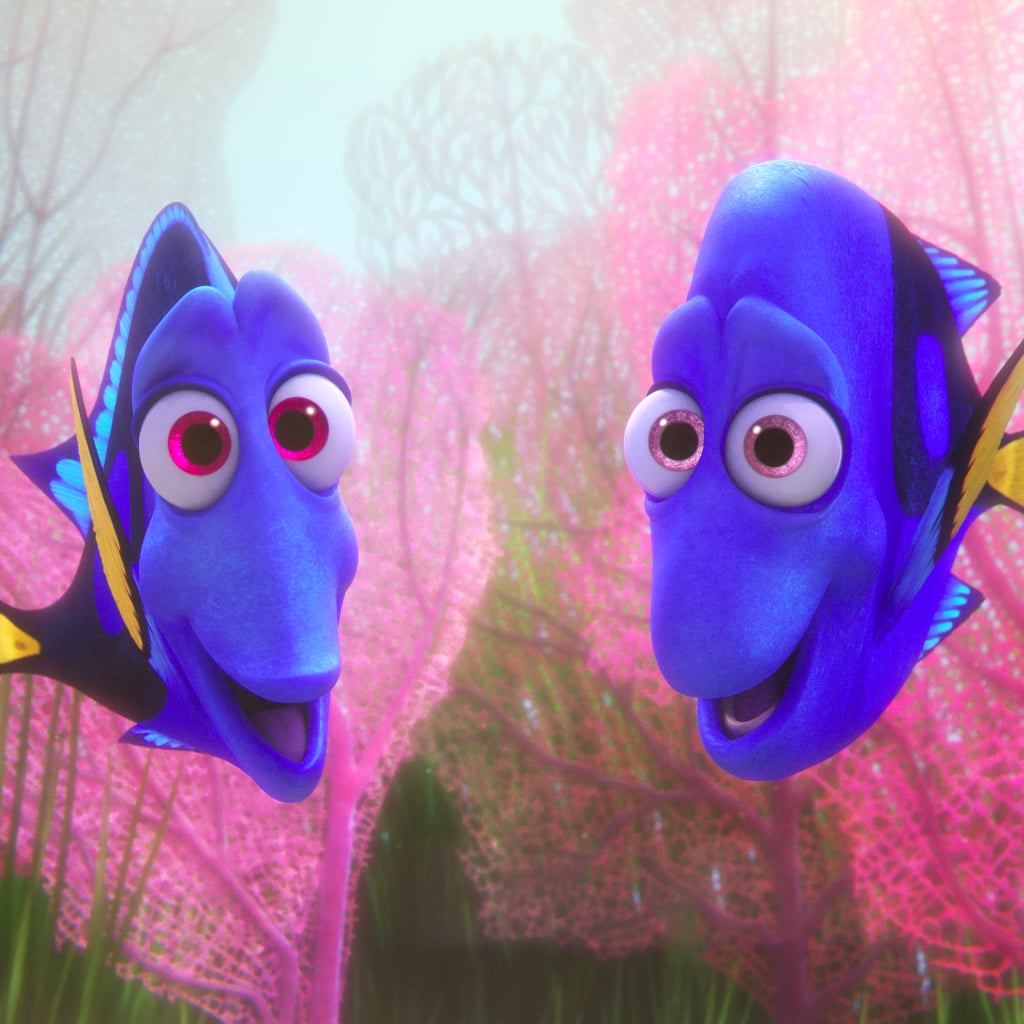 How did Dory get the purple shell for her mom?