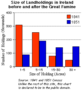 How did Ireland change after the famine?