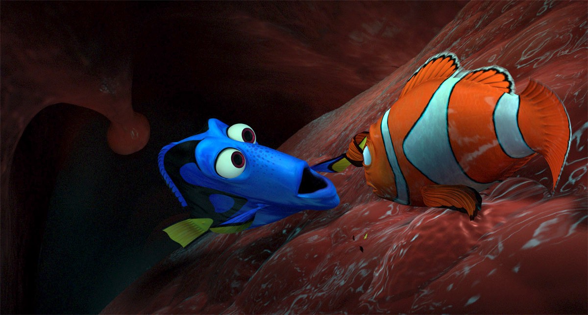 How did Marlin and Dory get out of the whale?