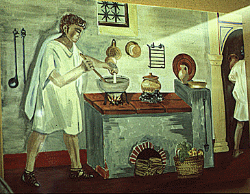 How did Romans cook their food?