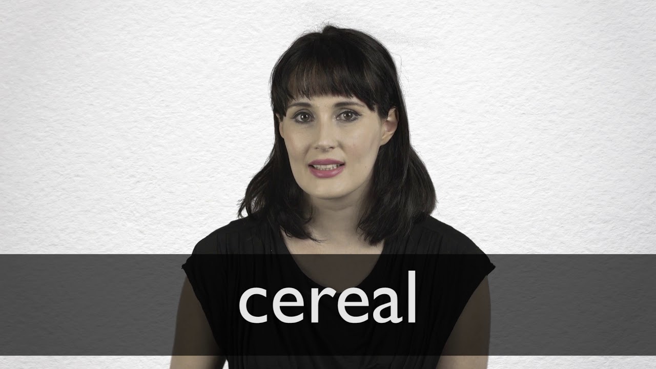 How do British say cereal?