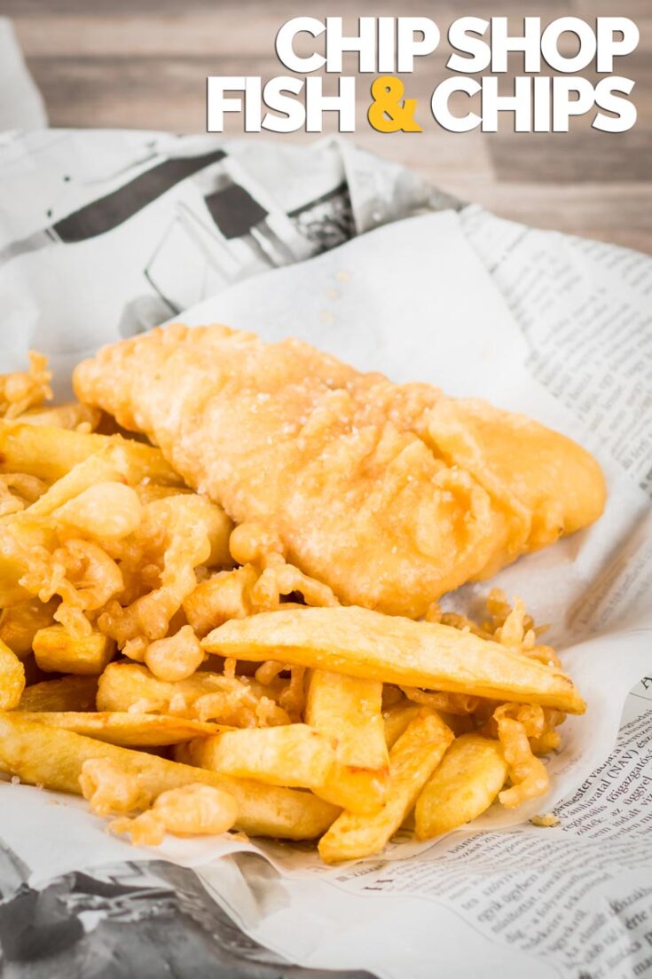 How do fish and chip shops cook their chips?