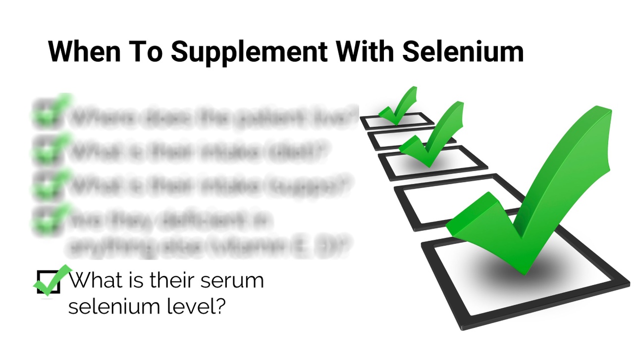 How do I check my selenium levels?