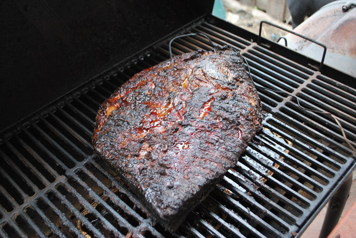 How do I cook a 13 pound brisket?