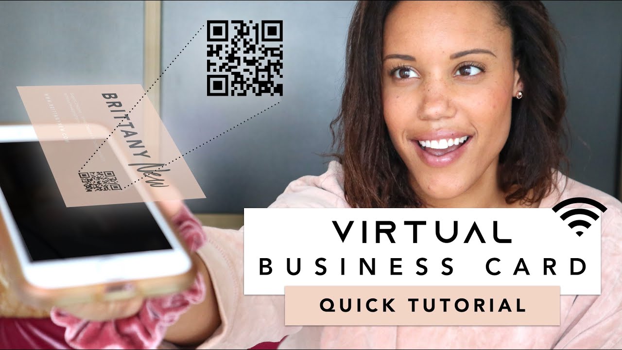 How do I create a virtual business card?
