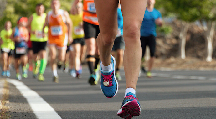 How do I get enough calories when I run a marathon?