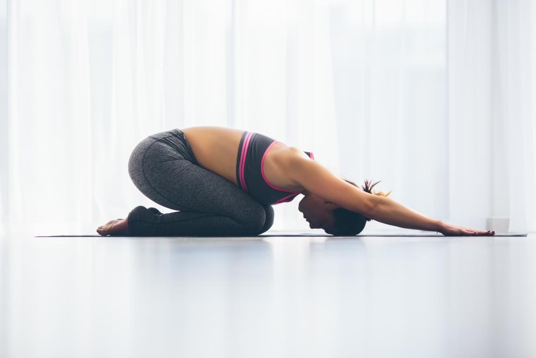 How do I get rid of gas before yoga?